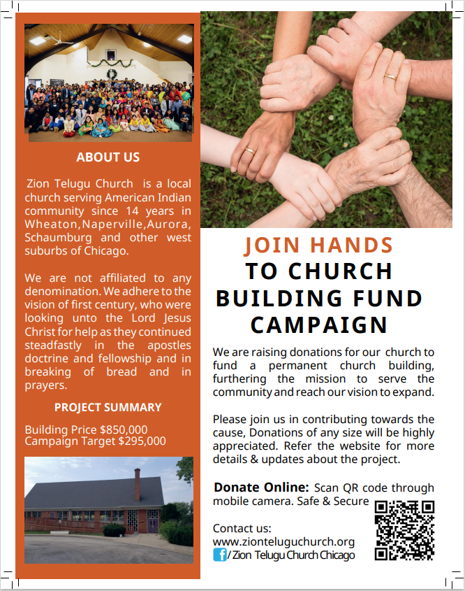 CHURCH BUILDING FUND - Zion